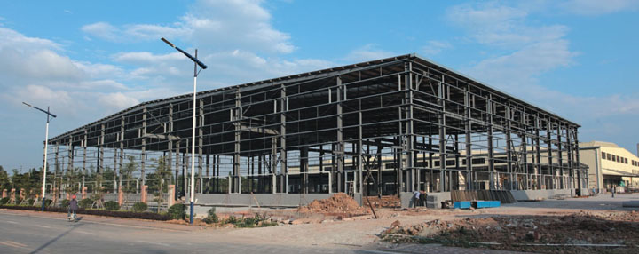 Metal frame structure prefabricated warehouse steel structure building