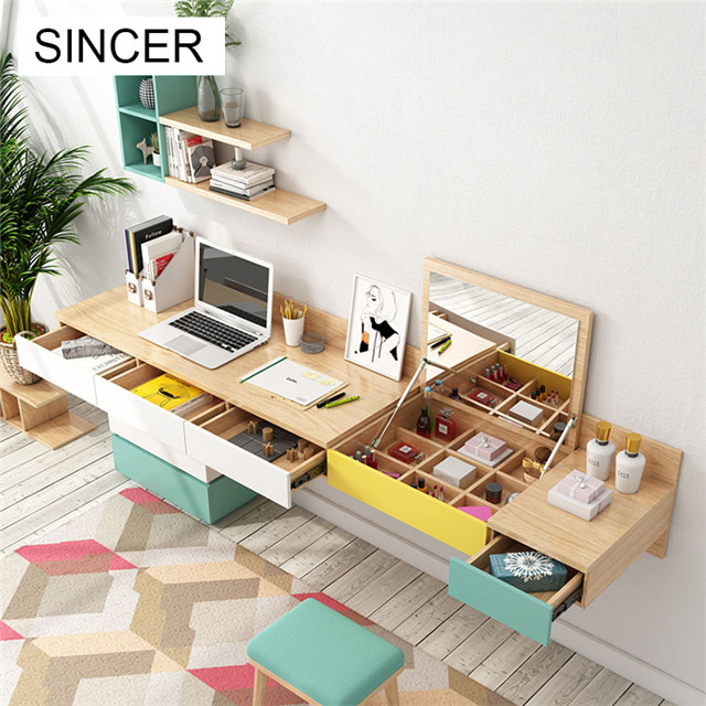hanging dressing table with desk on option,Furniture