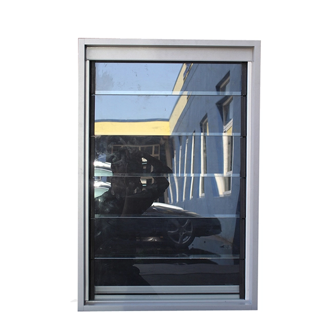 Preassemble Aluminum Window Double Tempered Clear Glass Louver Window ...