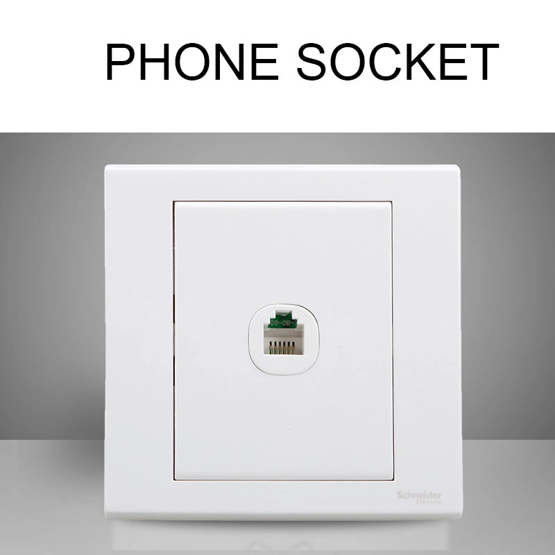 Schneider Adora phone socket,Switch Socket