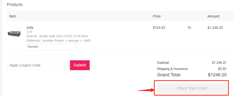 How to place order online?