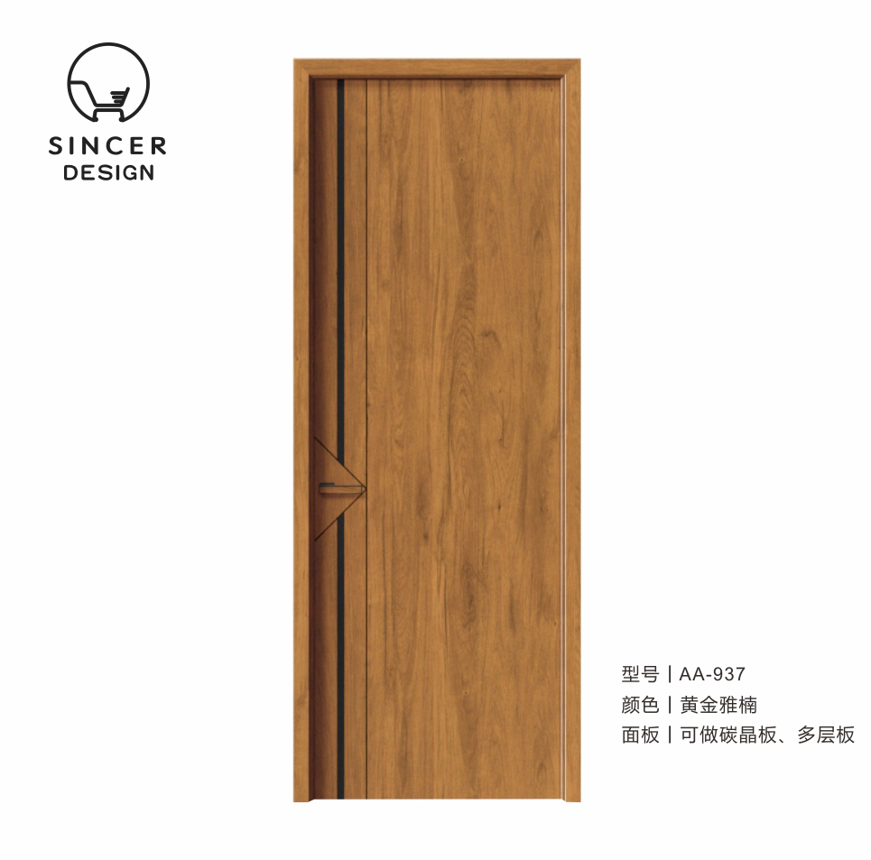 Soundproof Custom Laminated Door Frame Wood Plastic Composite ...