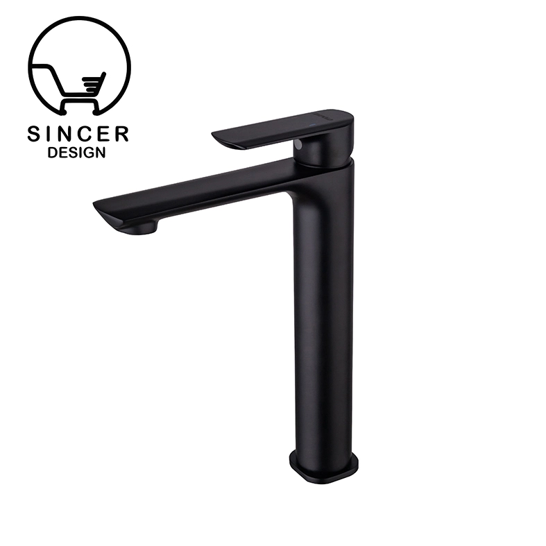 Compact and Solid Single-Lever High Basin Mixer Faucet with One-piece ...