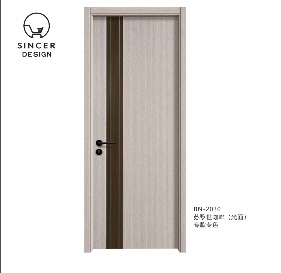 Internal Waterproof Solid Material MDF Flush Door Internal Solid Wood ...