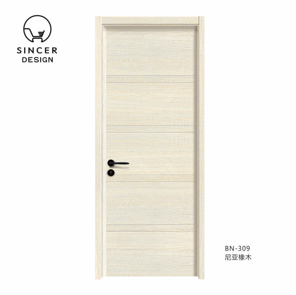 Modern Design Ecological Gate Wooden Apartment Hotel Door Melamine Mdf ...
