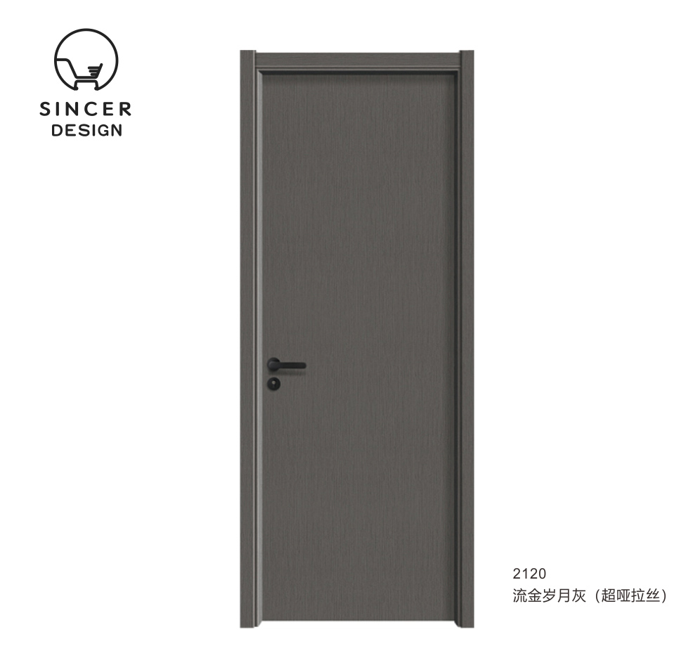 Carbon Crystal Solid Wood Door Indoor Doors