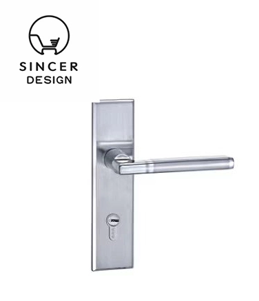 SUS304 New Stylish Satin Security Door Lock with 68 Lock Cylinder