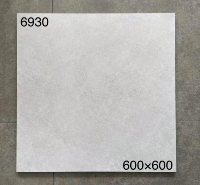Full-body pure white porcelain tile 600x600 for living room floor tile ...
