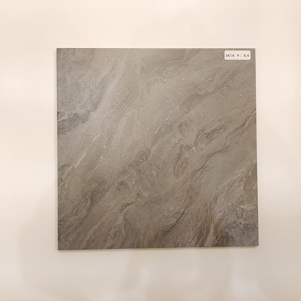 Grey Luxury Marble-Look 300x300 Porcelain Tile with Continuous Veins ...