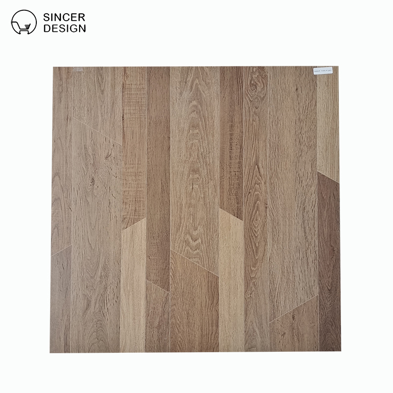 Wood Grain Floor Tiles for Living Room 600x600 Imitation Wood Anti-Slip ...