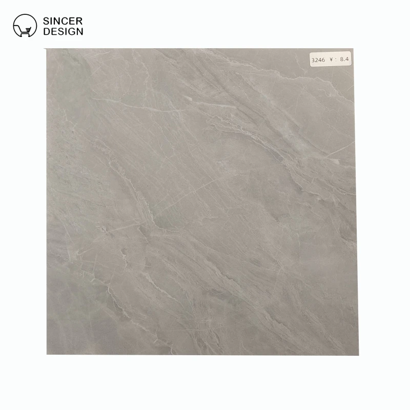 Modern Minimalist Grey Marble-Look Small Floor Tile 300x300 for Kitchen ...