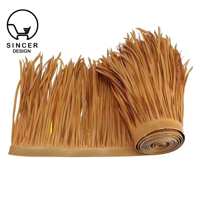 Hot Sale Waterproof Synthetic Palm Thatch Roofing Tile Artificial ...