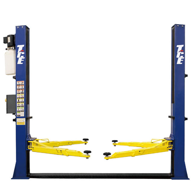 TCE Car Lift QJY240C-E 8000 LB 2-Post Base Plate Electric Safety Lock ...