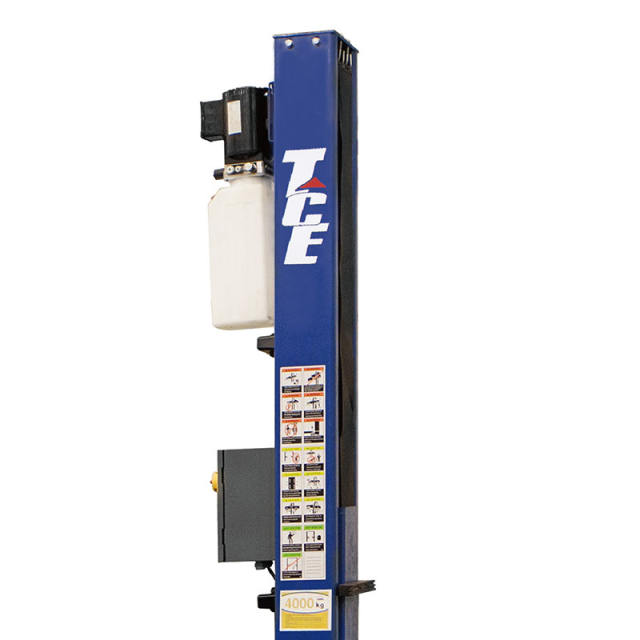 TCE Car Lift QJY240C-E 8000 LB 2-Post Base Plate Electric Safety Lock ...