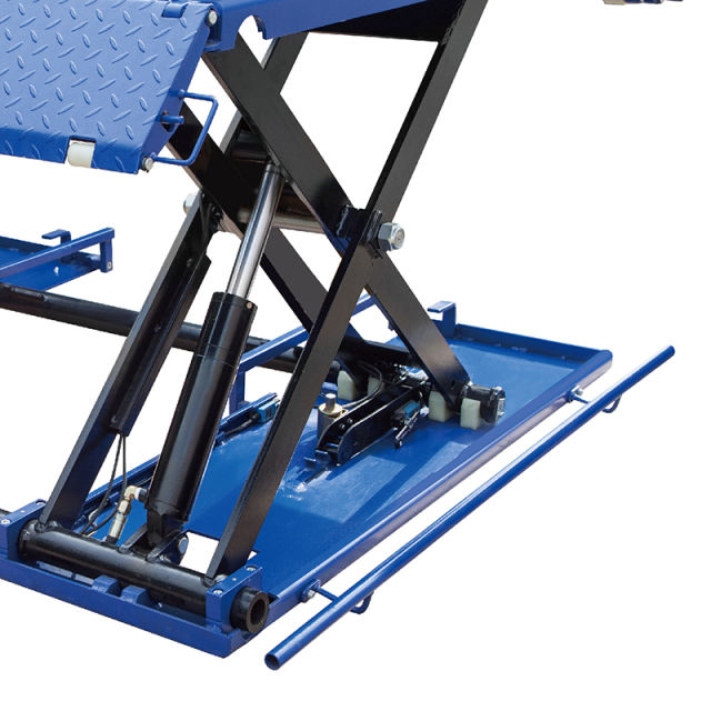 TCE Car Lift QJYJ30ES-ZW 6000 LB Double Scissor In-ground Lift with 3 ...