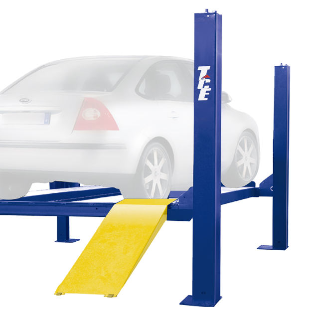 TCE Car Lift QJY4040H 8000 LB Four Post Lift with 3 Year Parts Warranty ...