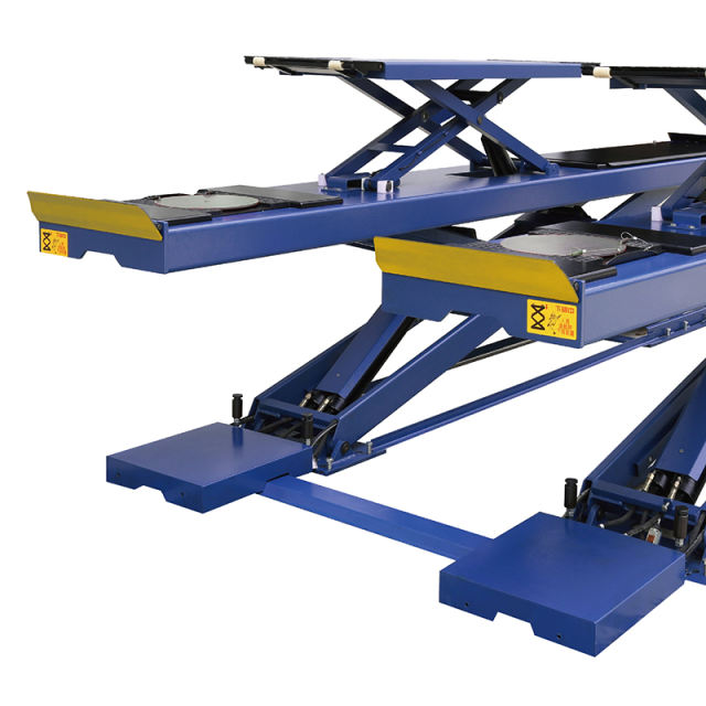 TCE Car Lift QJYJ40CBZ-TR 8000 LB Wheel Alignment Scissor Lift with 3 ...