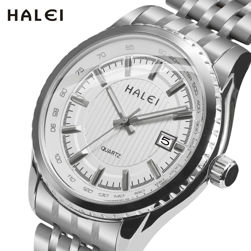 HALEI 8008ML quartz stainless steel watch