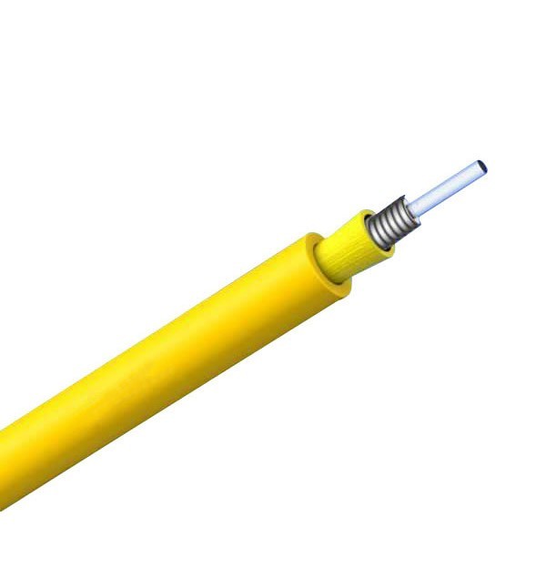 Indoor Simplex Armored Fiber Optic Cable-GJSFJV,Indoor Armored Fiber ...