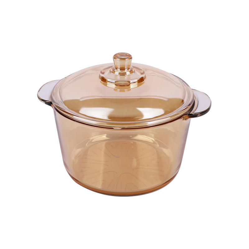 Amber Glass Pot,Bakeware