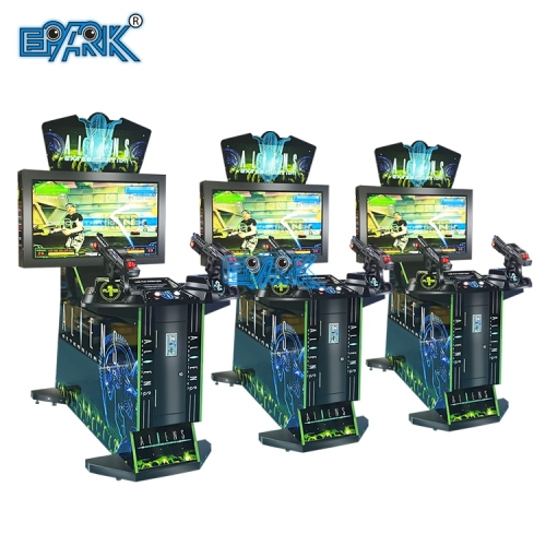 Coin operated game video arcade shooting game machine