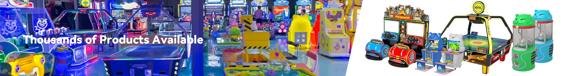 Shopping mall coin operated games kiddie rides