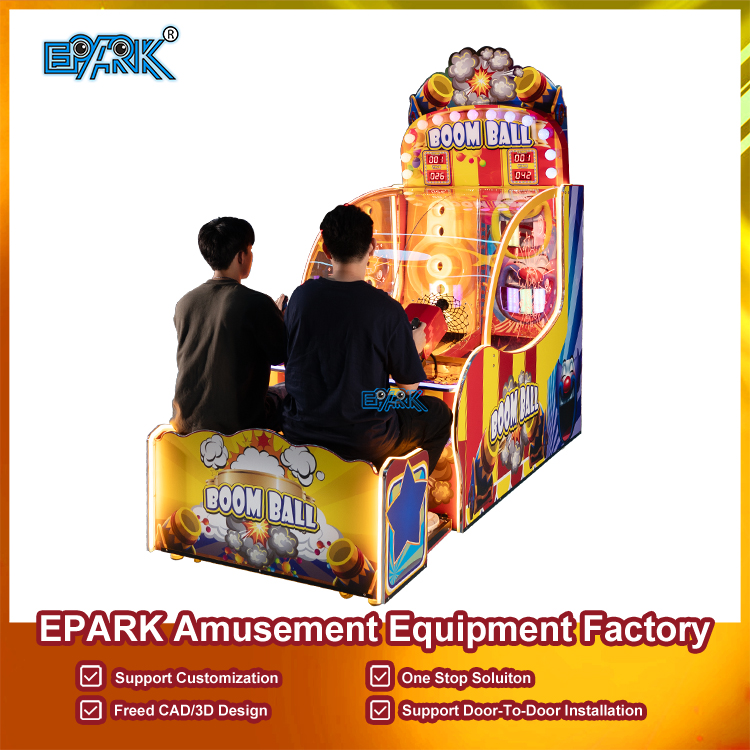 Amusement Park Coin Operated Shooting Ball Game Ticket Redemption ...