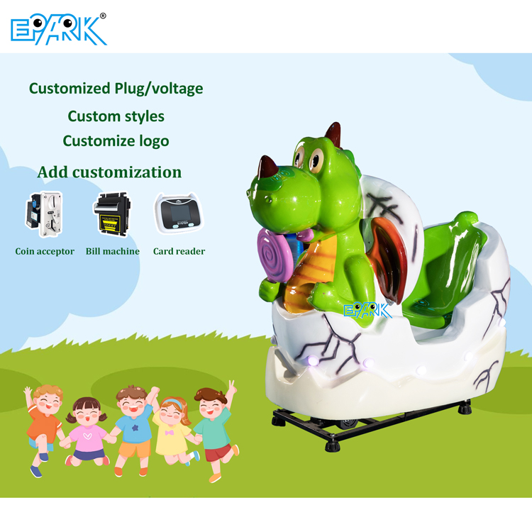 Dinosaur Design Coin Operated Kiddie Rides,Kids Arcade,Kiddie Ride