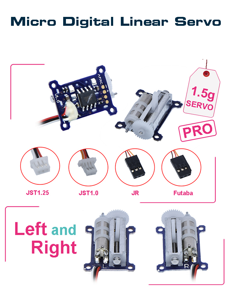 AFRC-D1015PRO Large-stroke 1.5g Super micro Digital Linear Servo,Micro ...