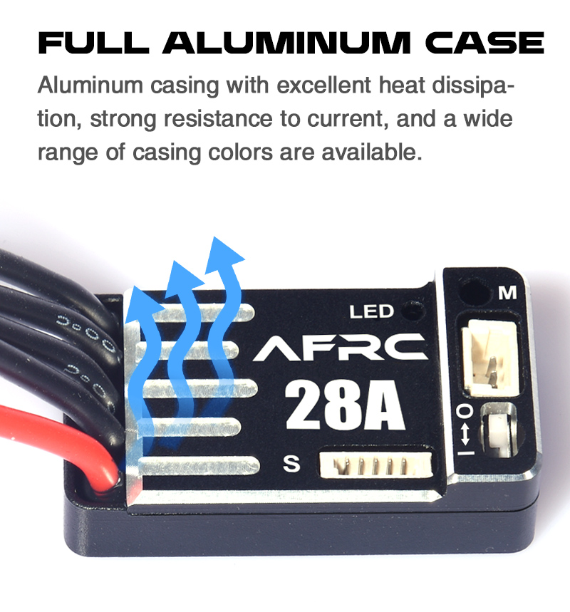 AFRC-SE28A Programmable Sensor Brushless ESC,ESC/MOTORS