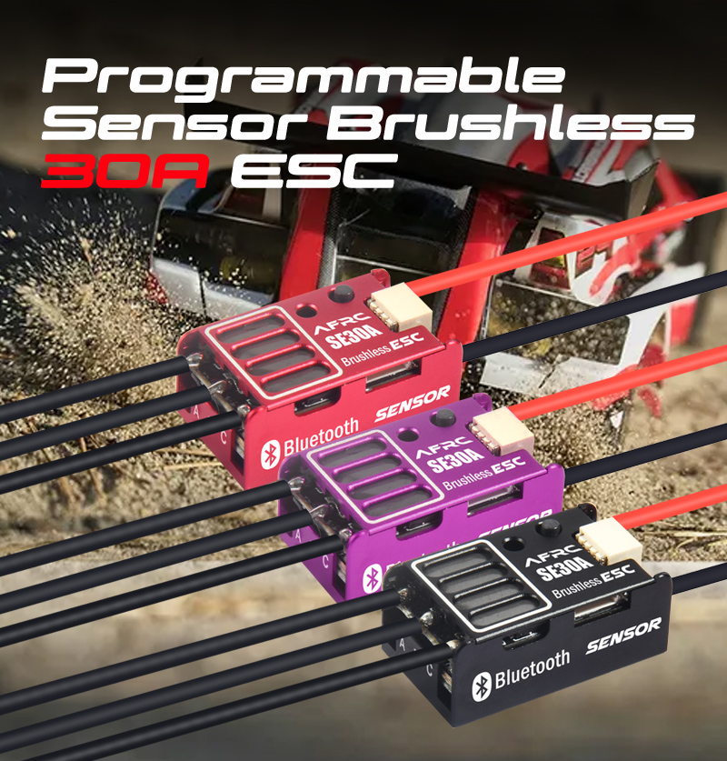 AFRC-SE30A Programmable Sensor Brushless ESC,ESC/MOTORS