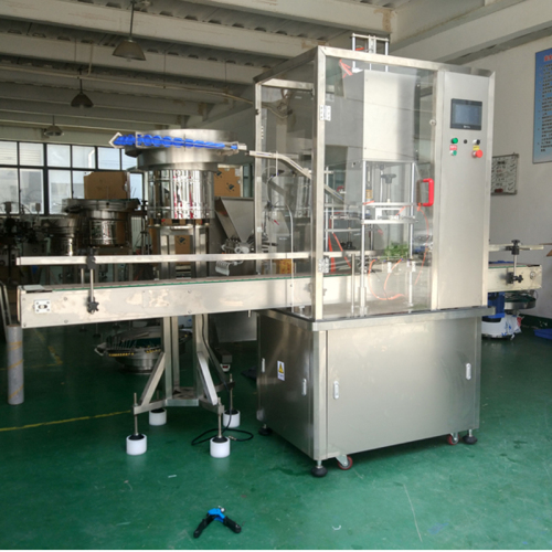 Automatic Linear Capping Machine With Cap Feeder for Cap with larger ...