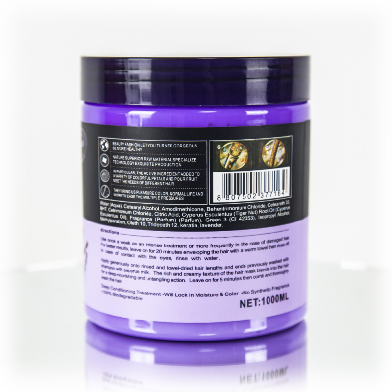 private label lavender 1000ml keratin hair mask