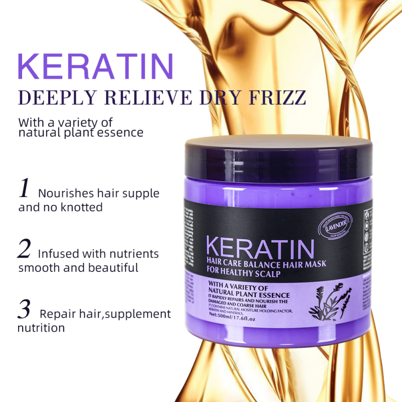 private label lavender 1000ml keratin hair mask