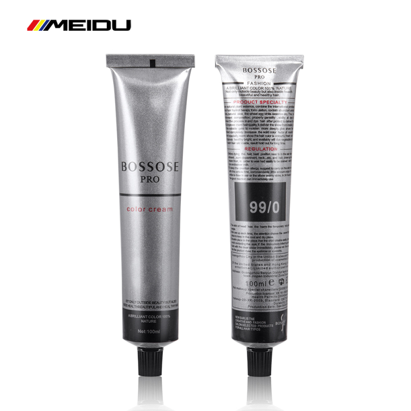 Bossose salon professional permanet hair colour cream