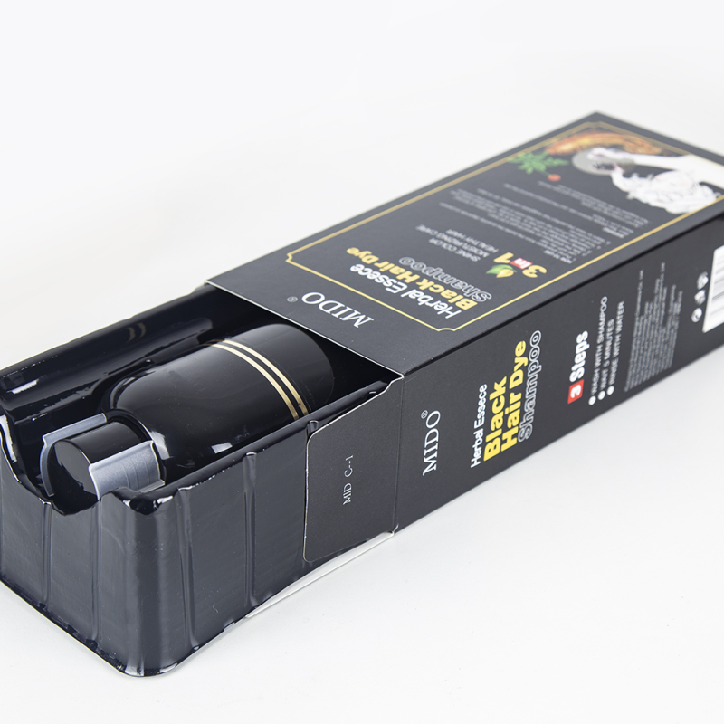 Meidu Mido factory mido brand natural herbal 500ml hair dye shampoo