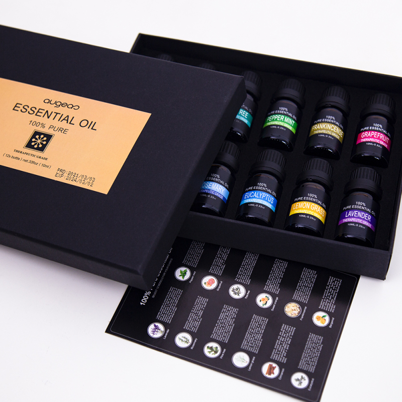 10mlX12 aroma diffuser pure essential oil set