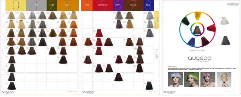 augeas 68 color hair color chart