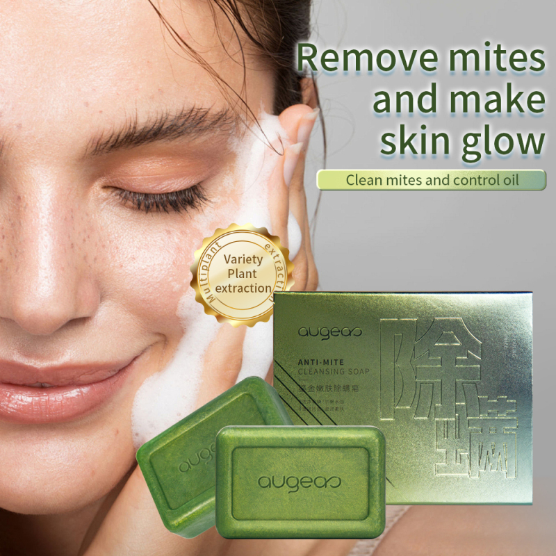 augeas body care products organic best anti-mite soap 110g cleaning soap