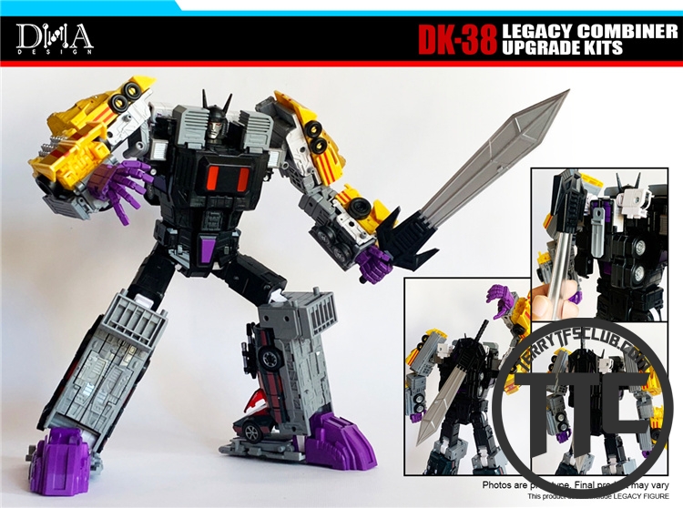 DNA Design DK-38 Combiner Upgrade Kits for Menasor