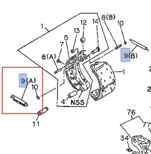 Spring Return Brake Shoe For ISUZU FSR FTR FVR EVR 1988-1993 (A) PACK ...