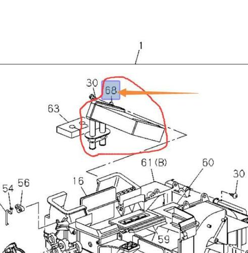 FRONT HEATER CORE FOR ISUZU 1994-2007,