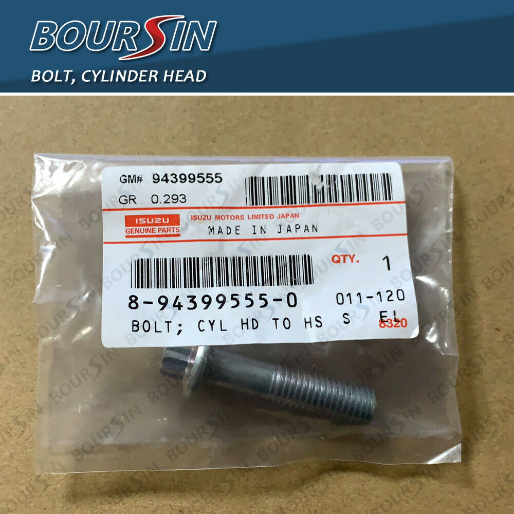 Bolt Cylinder Head To Block For ISUZU NPR HD NQR NRR 4HE1 4HK1 Genuine ...