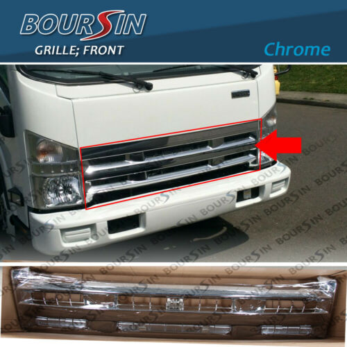 Chrome Radiator Grille For ISUZU NPR NPR-HD NQR NRR 5.2L 6.0L 2008-2014 ...
