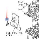 OIL PRESSURE RELIEF VALVE FOR ISUZU NPR NQR NPR-HD 4HE1 4HK1 1998-