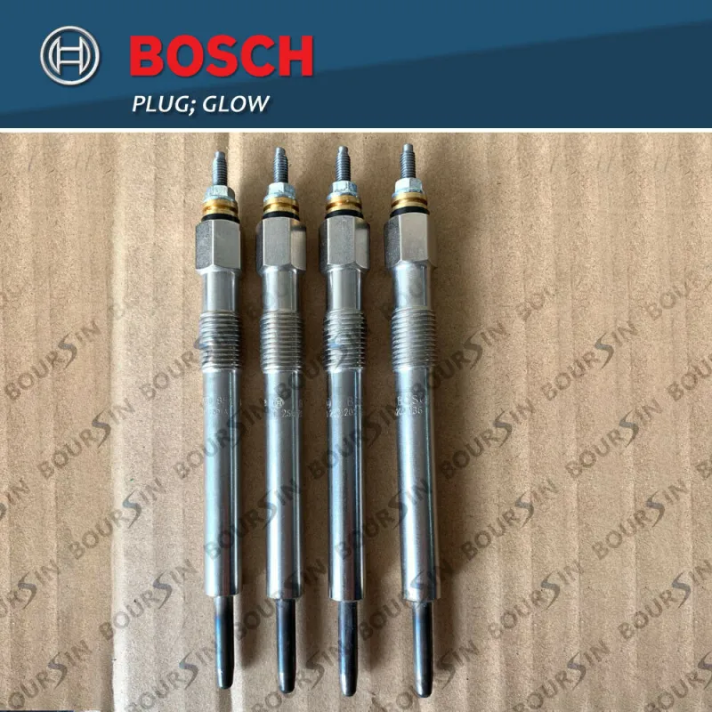 BOSCH GLOW PLUG FOR ISUZU NKR NHR NPR NQR 4JB1 4JB1T 2.8L Diesel 4 PCS