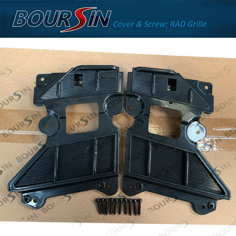 Cover & Screw; Radiator Grille For ISUZU NPR NPR-HD NQR NRR 2015- 1Pair