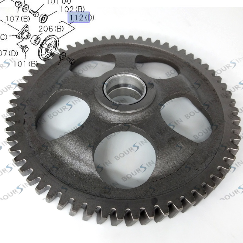 Idle Gear For ISUZU NPR NQR NNR NRR FRR FTR FTS FVR FVZ 4HK1 6HK1 Z=61 ...