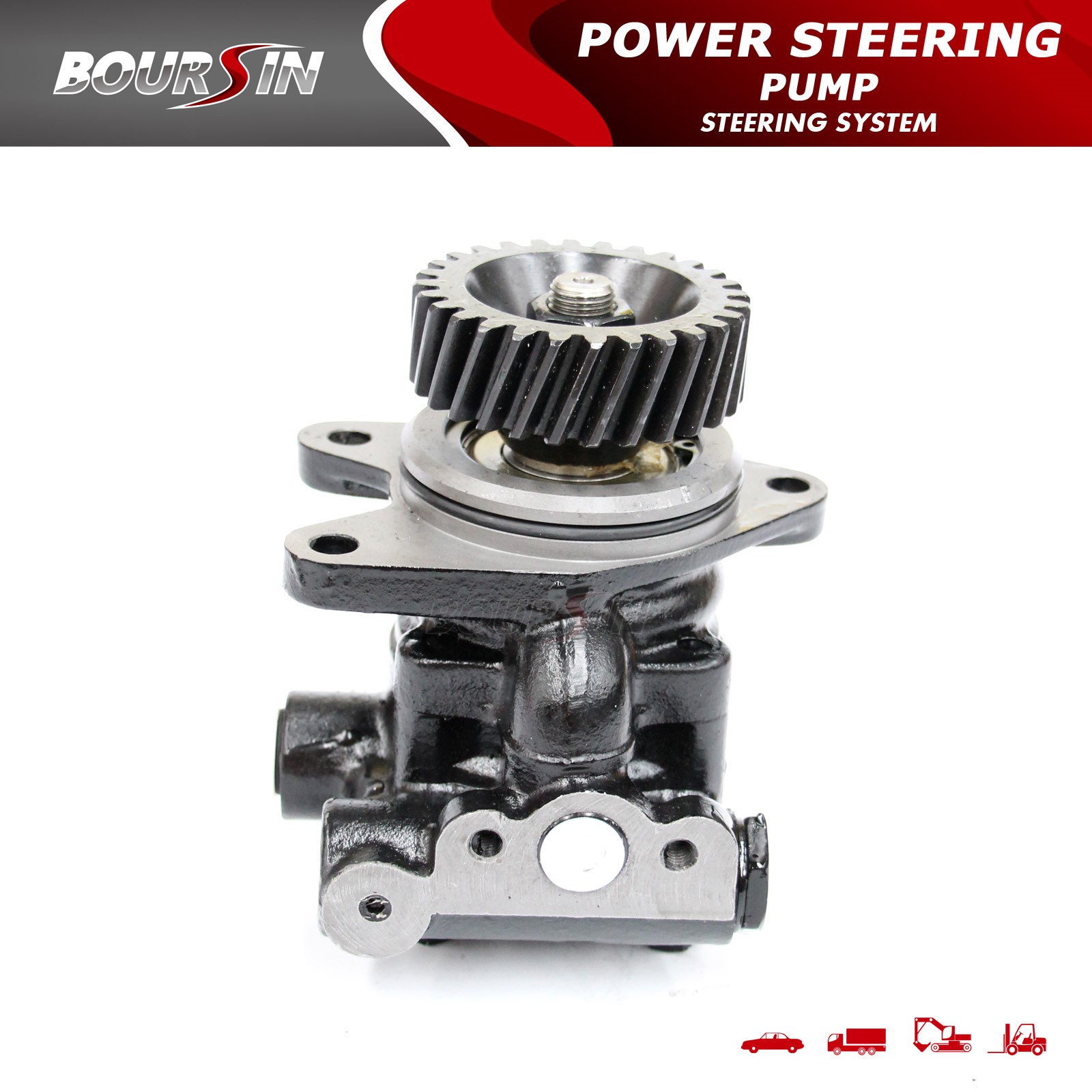 Power Steering Pump For Isuzu FSR FTR FVR FTS FSS 6BG1 Diesel Engine 6 ...