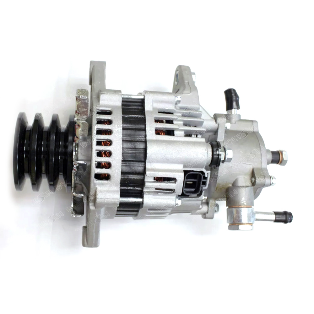 Alternator For Isuzu NKR NPR NQR 4HF1 4.3L 4HG1 4.6L 24V 50A W/ Vc Pump 8-97186-551-1